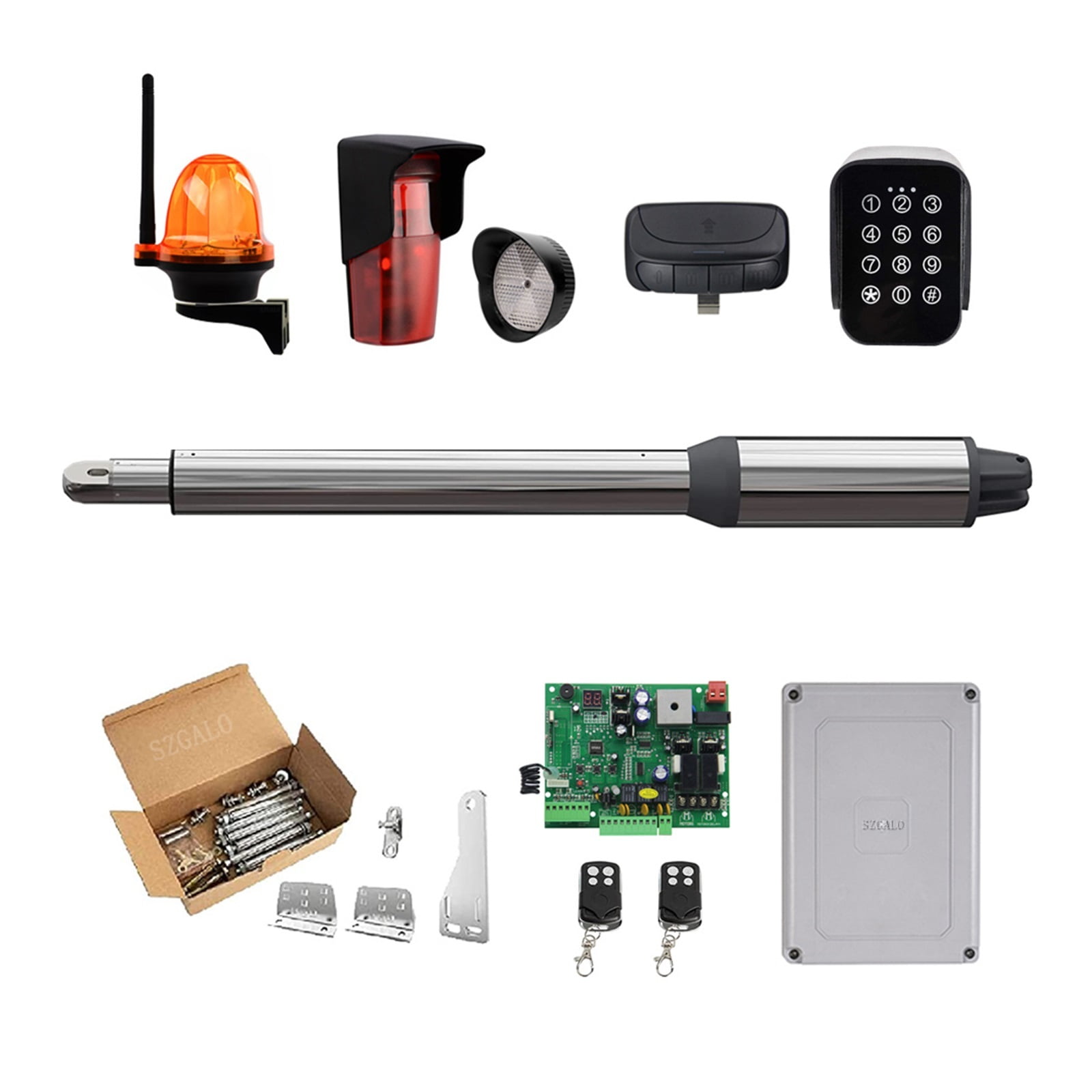 (660lb) Single Swing Automatic Gate Opener Kit Suitable For Opening ...