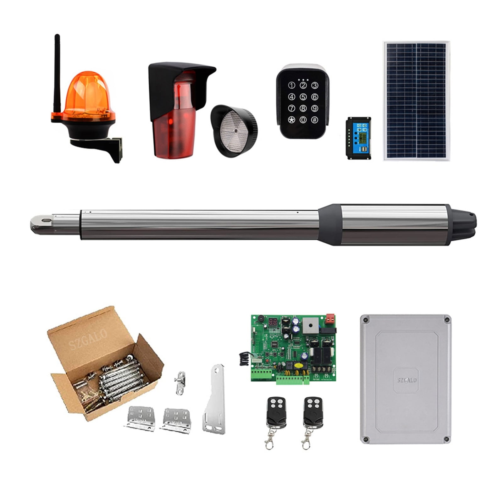 (660lb) Single Swing Automatic Gate Opener Kit Suitable For Opening ...