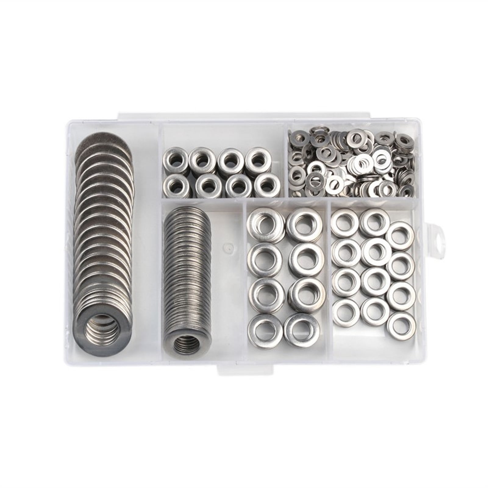 660pcs 304 Stainless Steel Flat Washer Plain Washer Gaskets Assortment ...