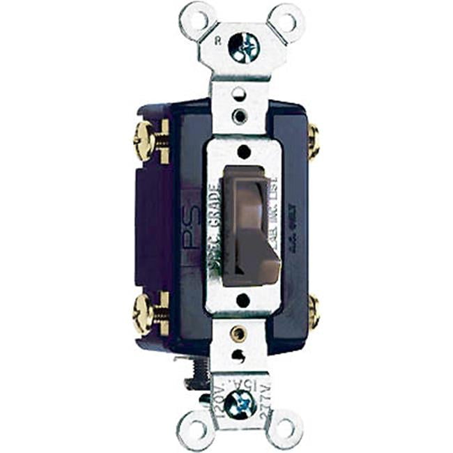 664GCC8 15A 120V Grounded Standard 4 Way Toggle Switch, Brown - Walmart.com