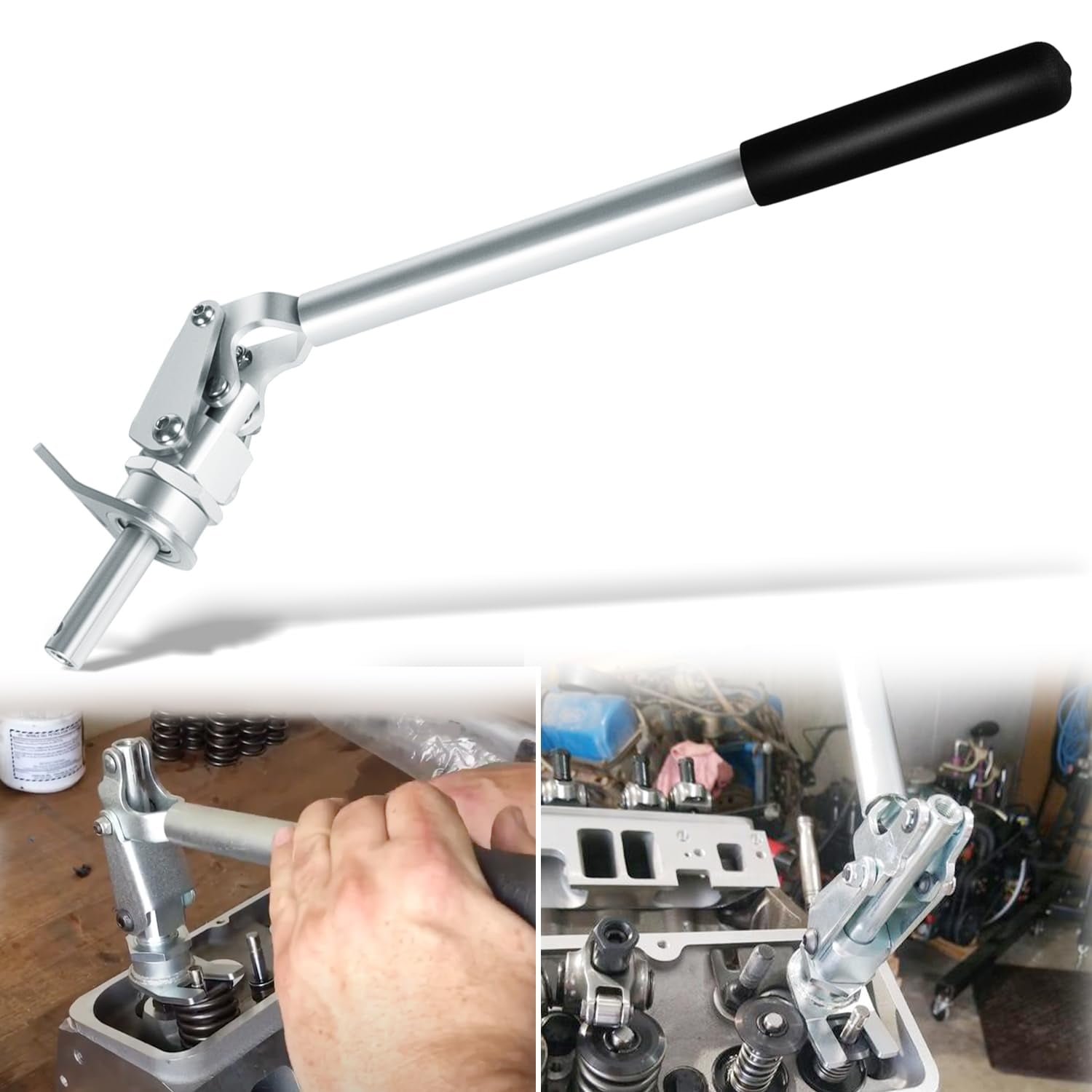 66784 Stud Mount Valve Spring Compressor for Engine 3/8" & 7/16" Rocker ...