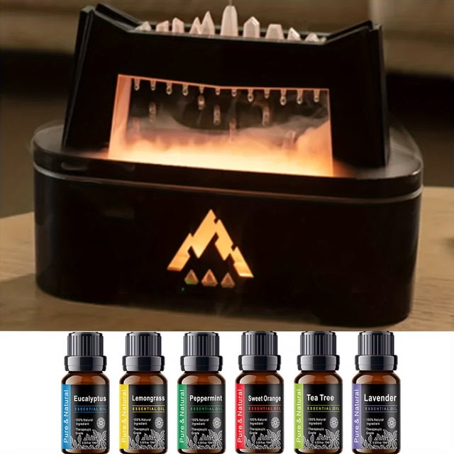 66J66H66 10.14oz Aroma Diffuser Cloud Rain Humidifier Essential Oil ...