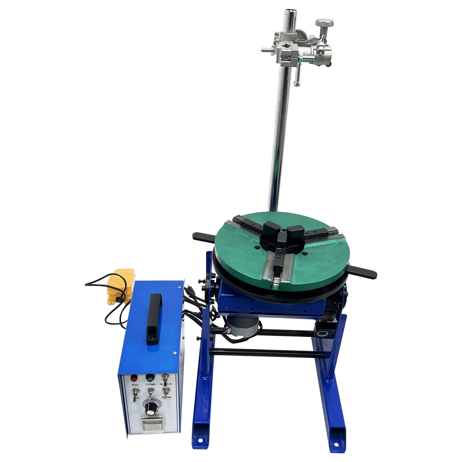 66LBS/30kg Rotary Welding Positioner 12.2 Inch Chuck with Welding Torch ...