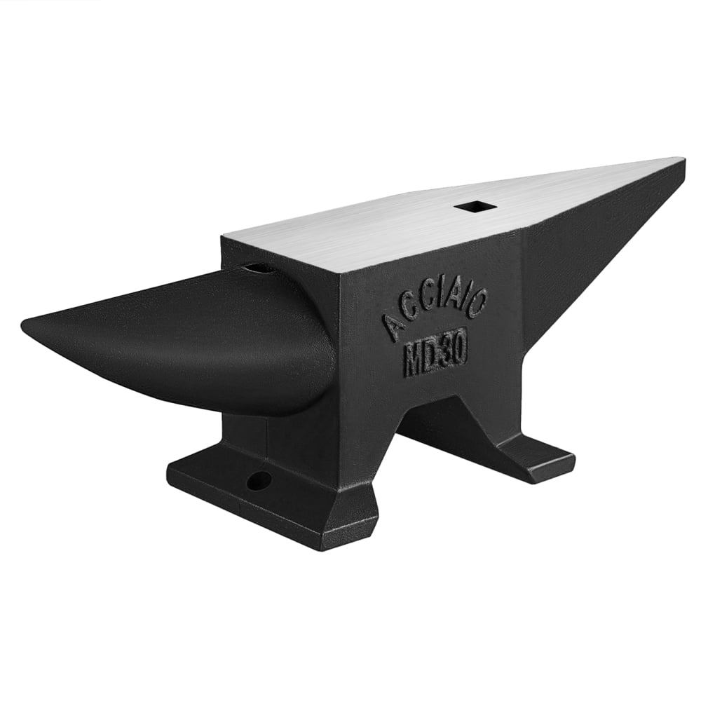 66Lbs Cast Steel Anvil, High Hardness Metalworking Tool with Round Horn ...