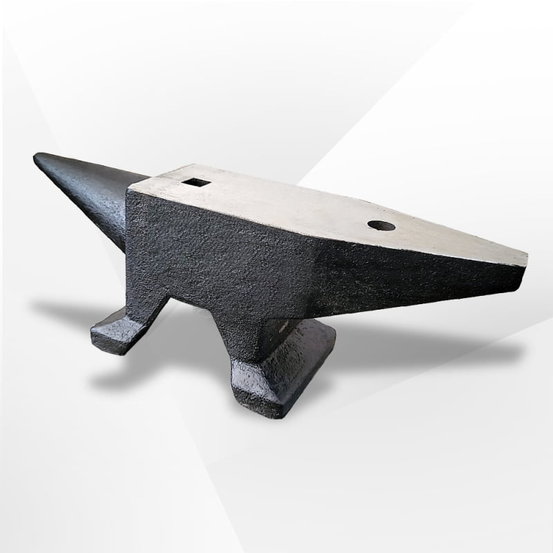 66Lbs Cast Steel Anvil, High Hardness Rugged Round Horn Anvil ...