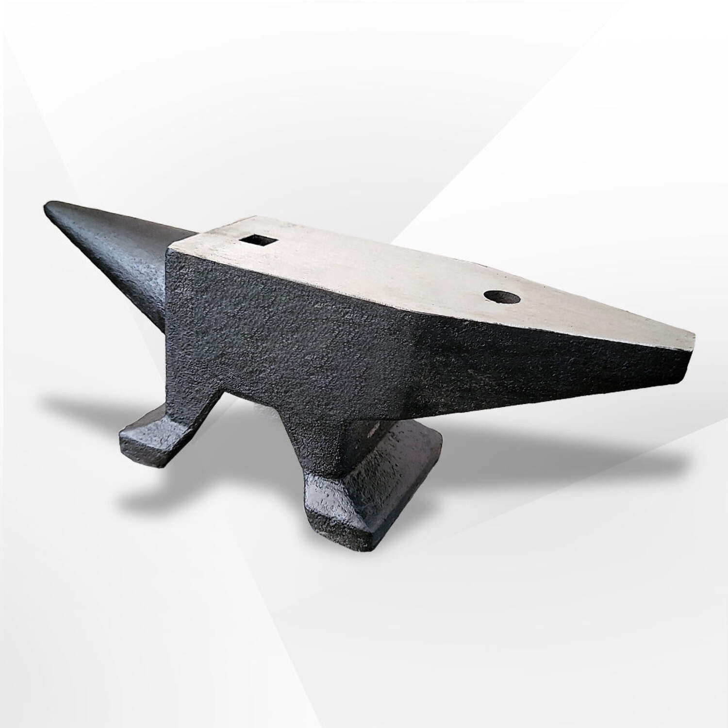 66Lbs Cast Steel Anvil, High Hardness Rugged Round Horn Anvil ...