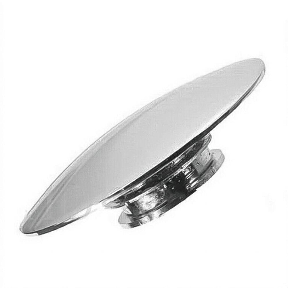 66Mm Silver Chrome Basin Waste Pop Up Sink Plug Click Clack Push Button ...