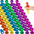 66PCS Fridge Magnets, 6 Assorted Color Small Push Pin Magnets for ...