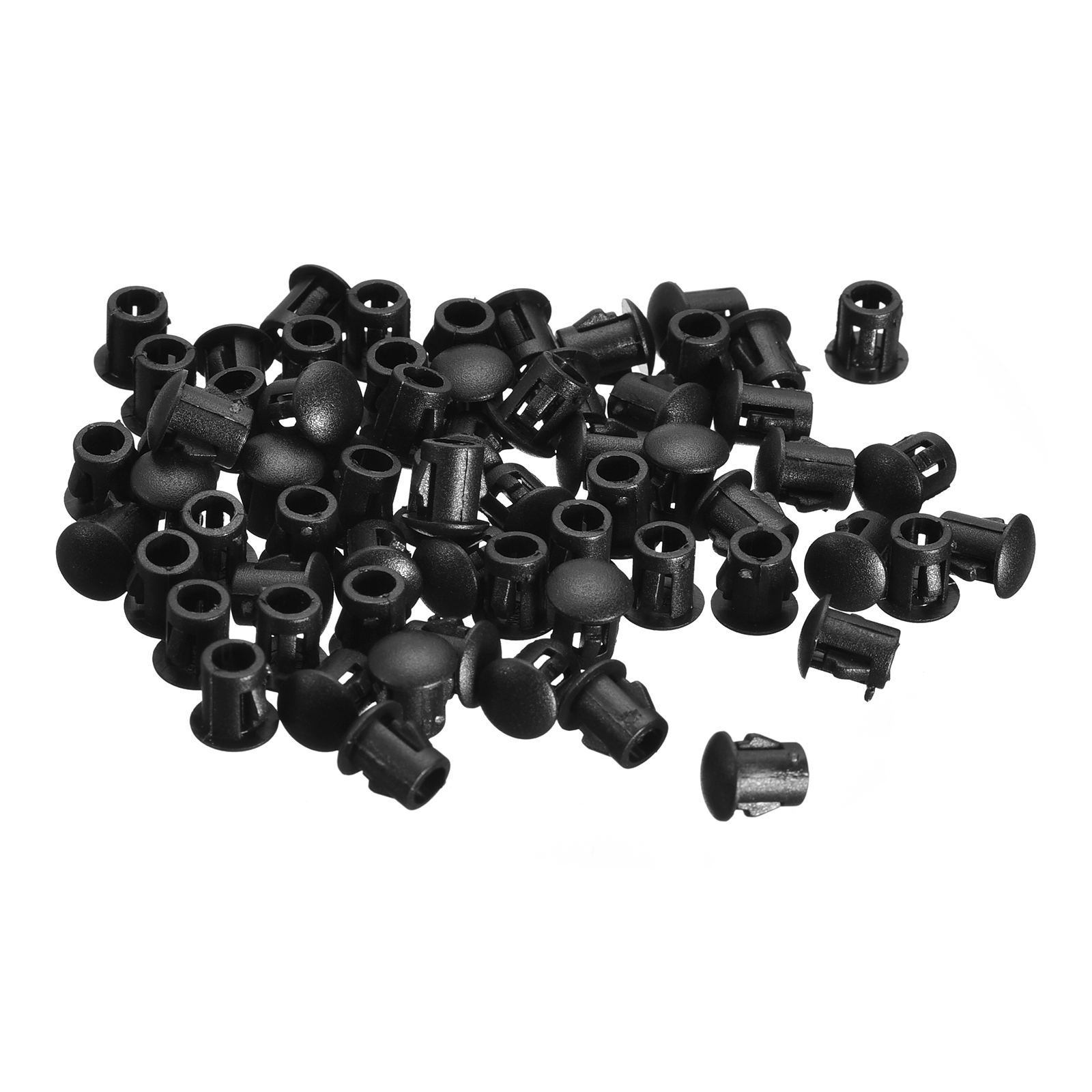 66Pack 5mm(13/64") Plastic Hole Plugs Panel Flush Type Knockout Locking ...