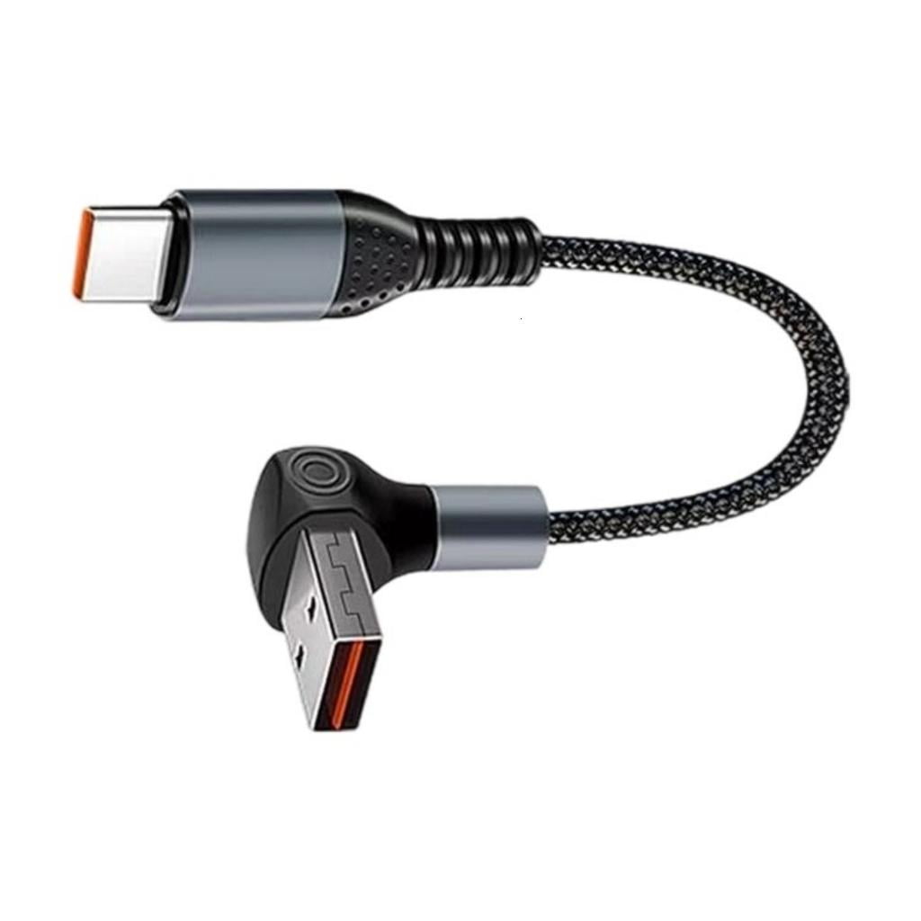 66W Fast Charging Data Cable 90 Degree Bend Cellphone Cable USB To Type ...