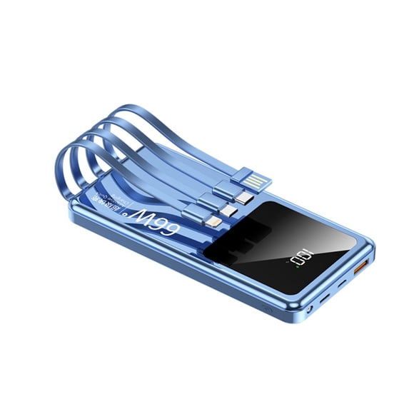 66W High Capacity Built In Fast Charging Power Bank 10000mAh Far Peak ...