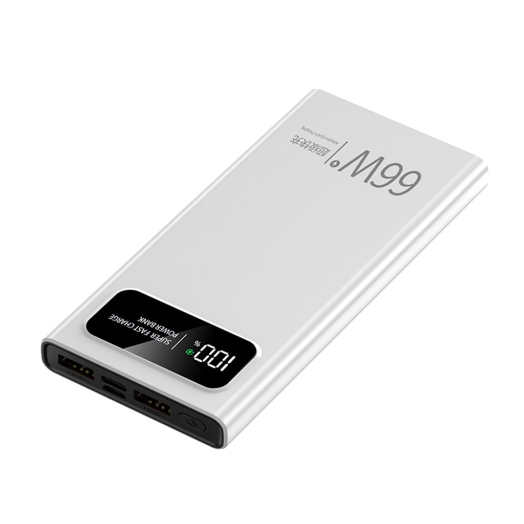 66W Mobile Power Adapter 20000/30000/40000mA PD3.0 20W Two-way Fast Charging Battery Charging ...