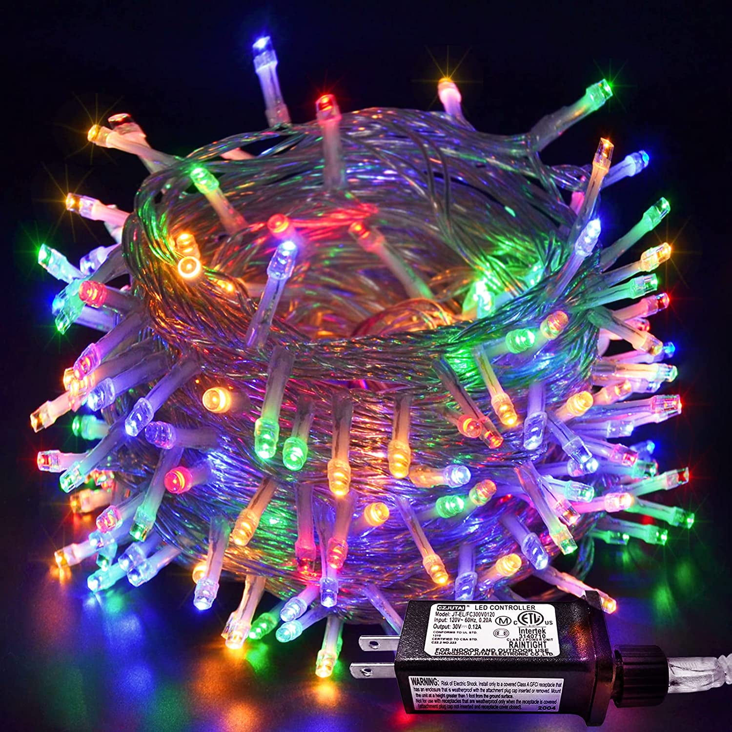 66ft 200 LED Christmas String Lights - Indoor/Outdoor Decorations ...