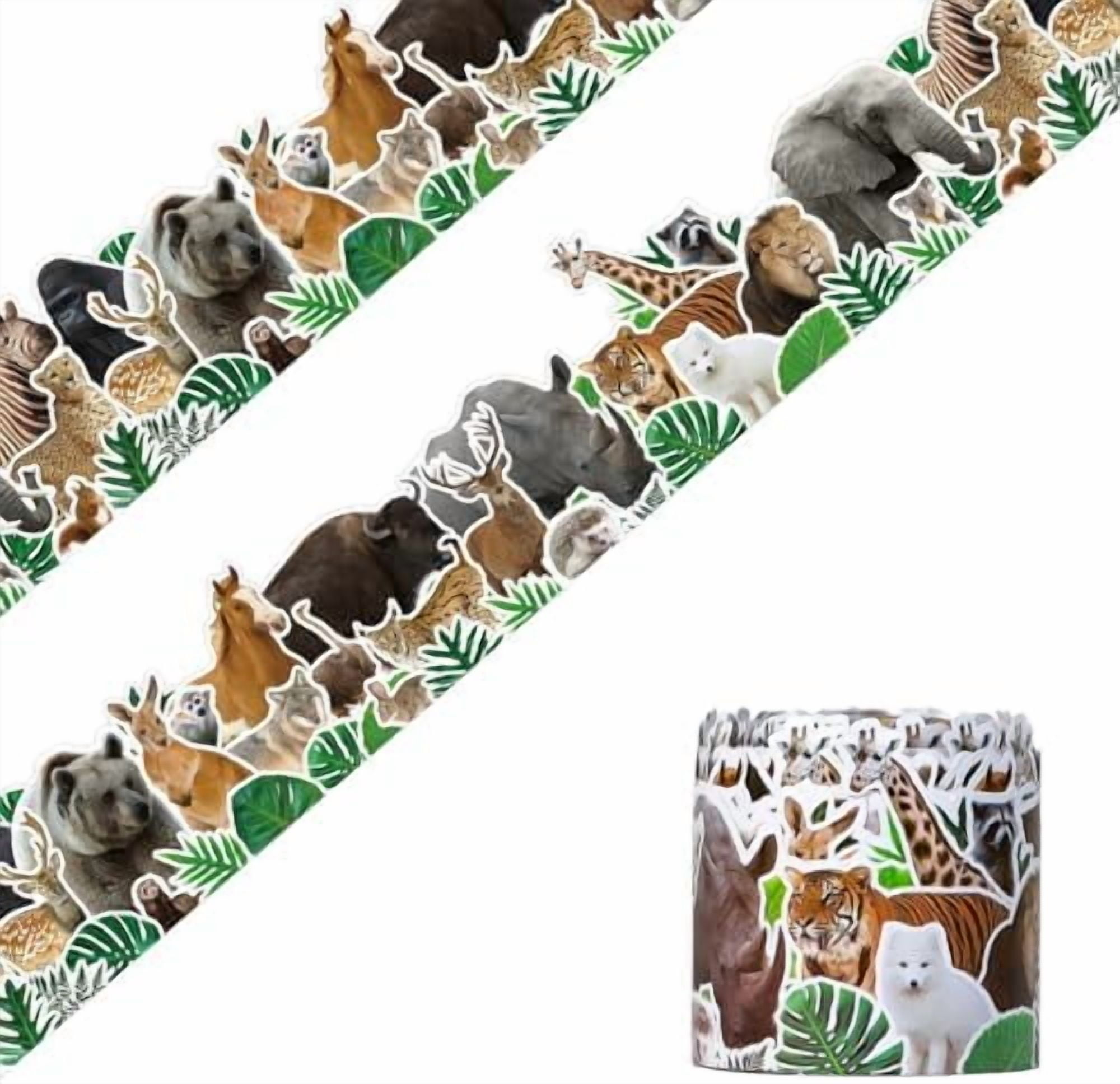 66ft Jungle Animals Bulletin Board Borders Rolled Jungle Safari Themed ...