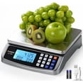 66lb Food Scale, Commercial Kitchen Scale with Price Computing, Plug-in ...