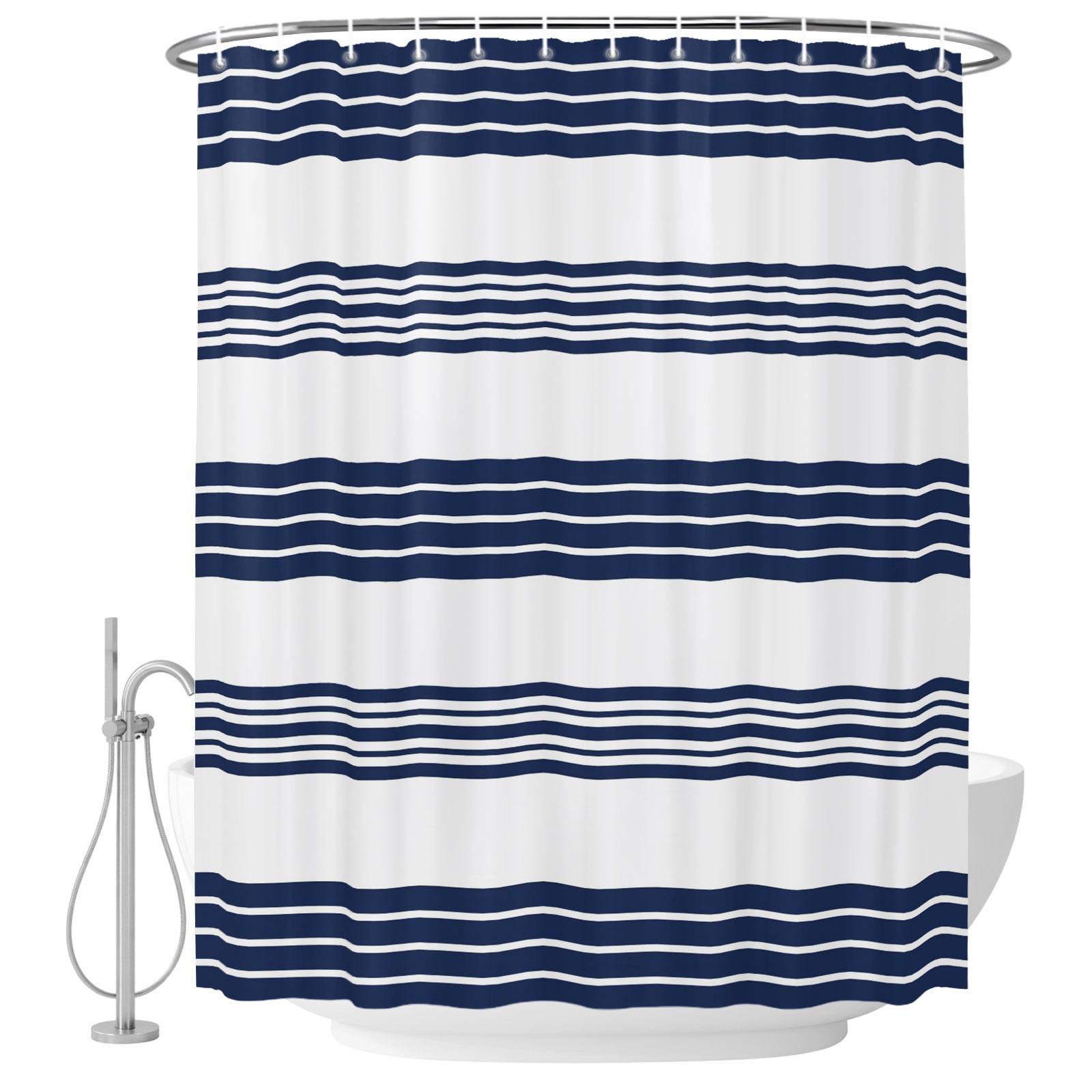 66x72 Inch Shower Curtains for Bathroom, Modern Minimalist Art Fabric ...
