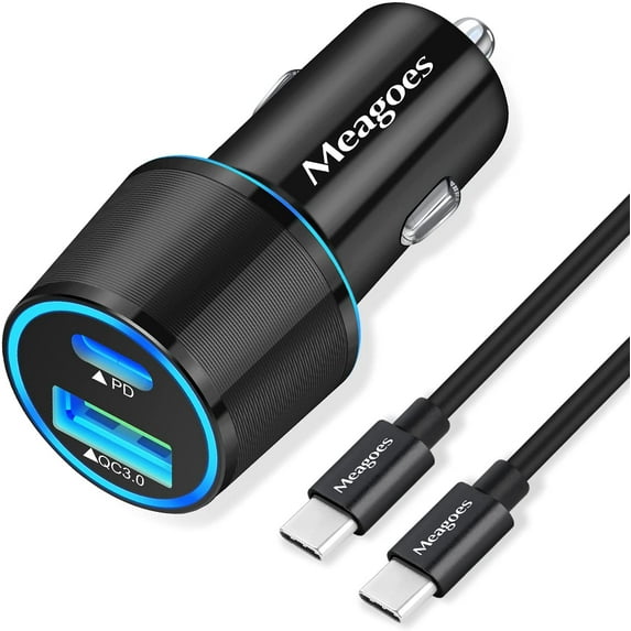 67.5W Car Charger USB C Super Fast Charging, 45W USBC & QC3.0 Port ...
