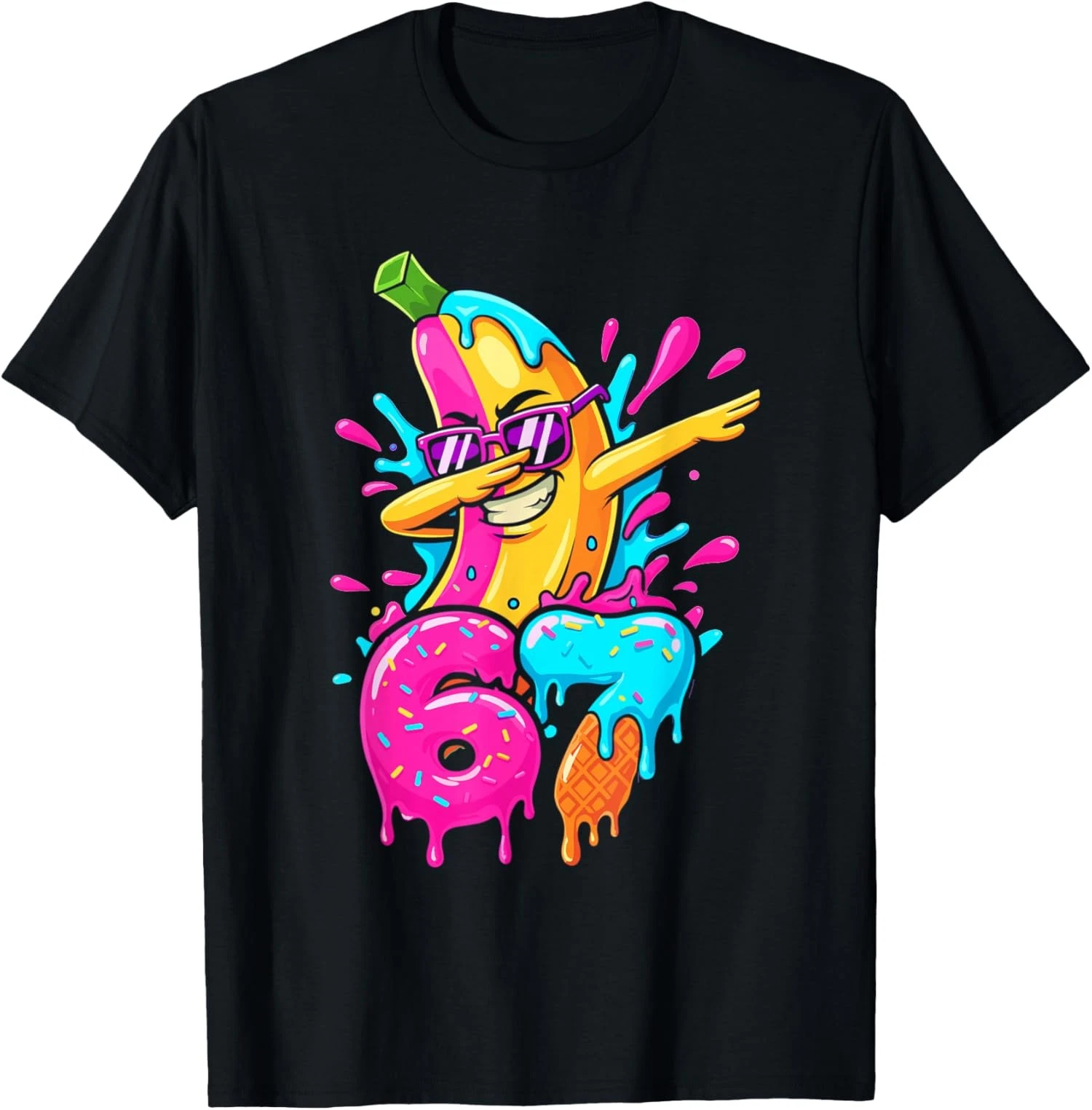 67 Baseball Dabbing Banana Ice Cream Meme Sports Athlete School Humor ...