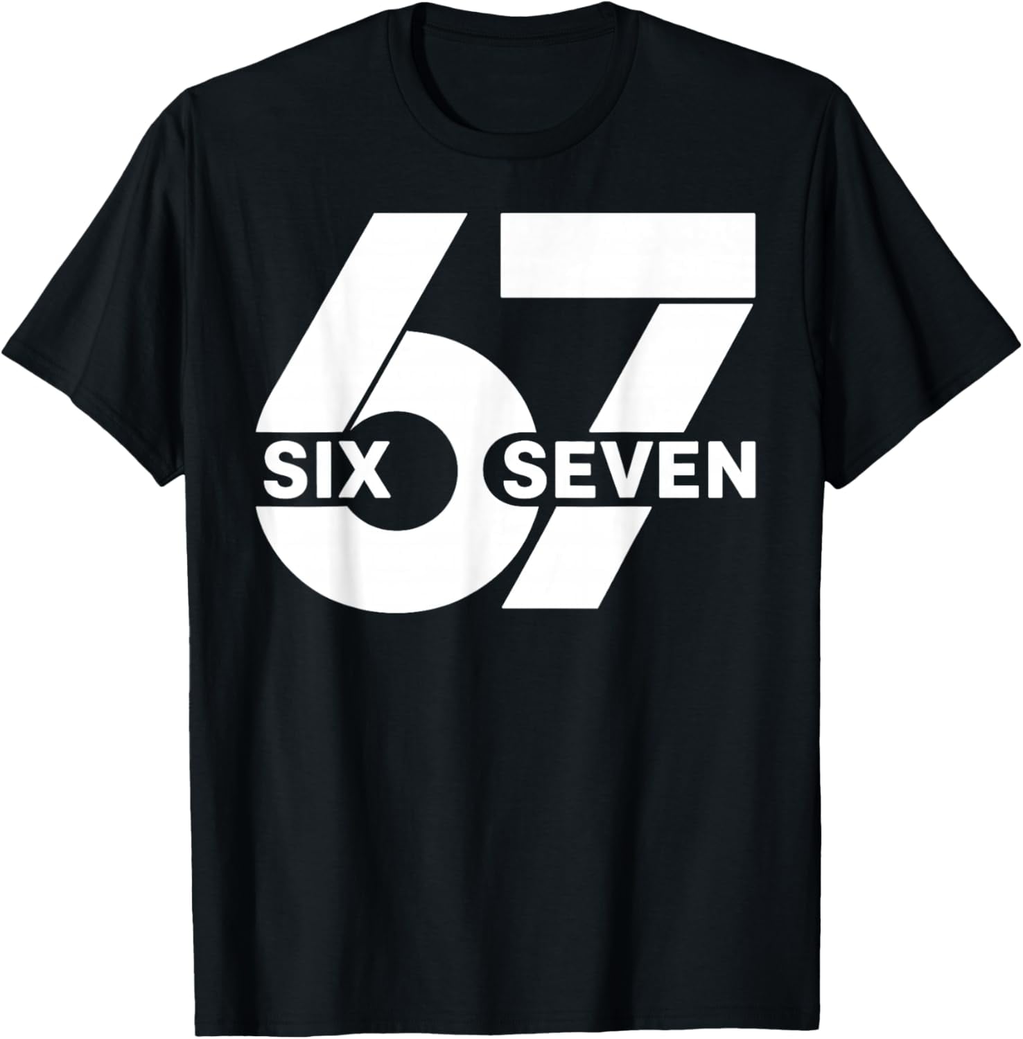 67 Block Print T-Shirt Simple Casual Everyday Mens Tee - Walmart.com
