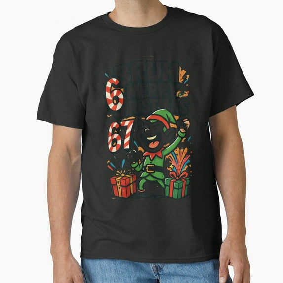 67 Bruh St Nick Dab Funny Meme Christmas 2025 Holiday Humor Unisex T ...