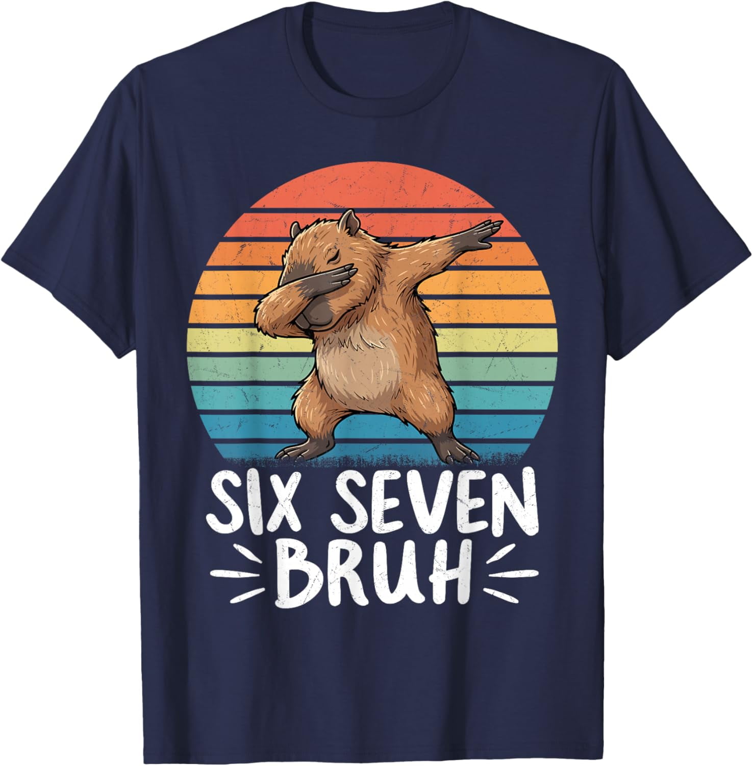 67 Capybara Funny Six Seven Bruh Meme T-Shirt for Kids Boys - Walmart.com