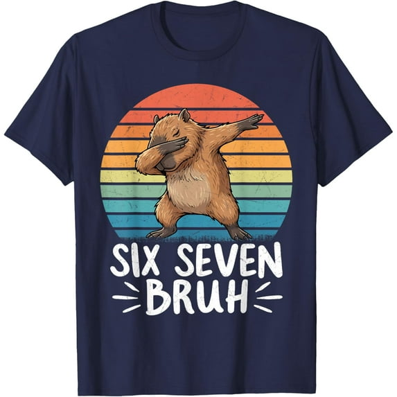 67 Capybara Funny Six Seven Bruh Meme T-Shirt for Kids Boys - Walmart.com