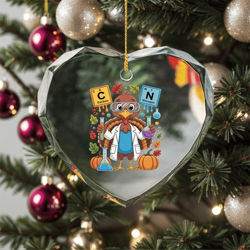 67 Chemistry Science Teacher Periodic Table Thanksgiving Ornament ...