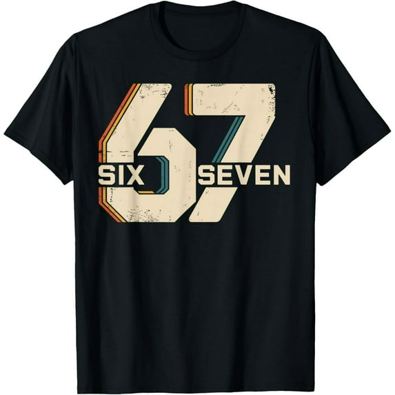 67 Christmas Funny Meme Men’s T-Shirt, Holiday Santa Xmas Humor Graphic ...