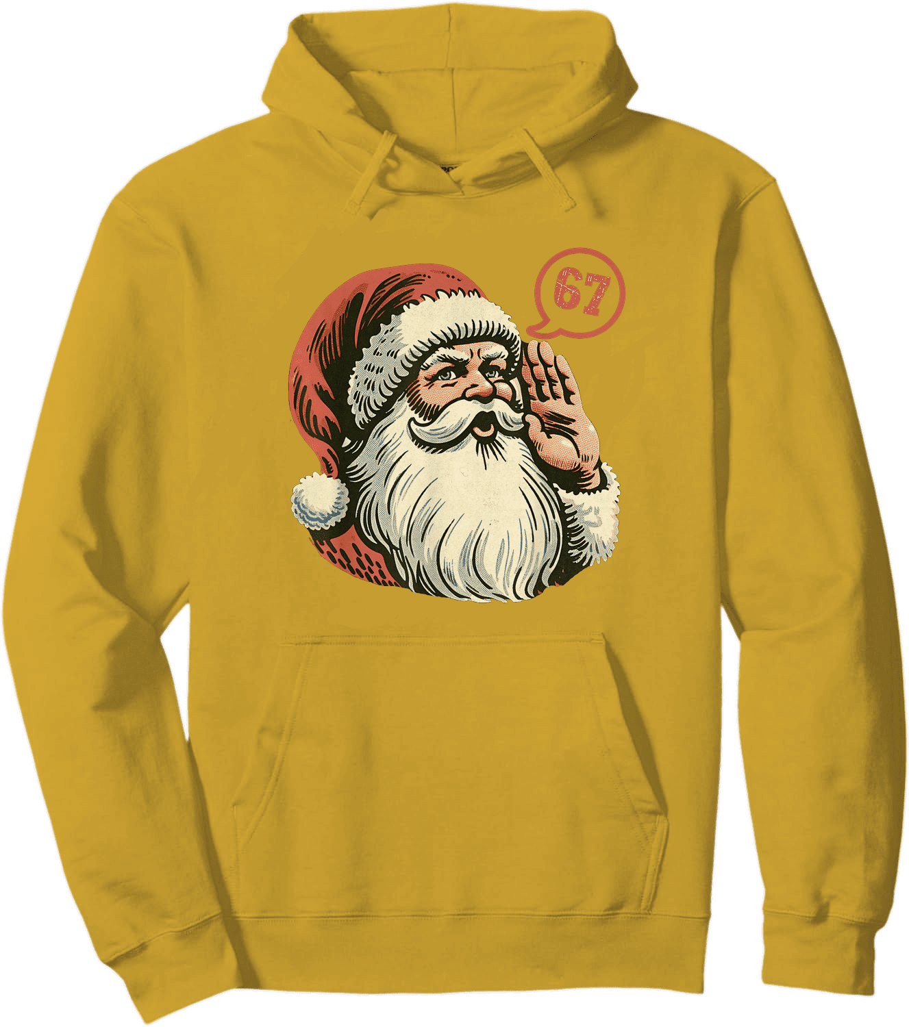 67 Christmas Funny Six Seven Meme Brainrot Santa Claus Boys Hoodie ...