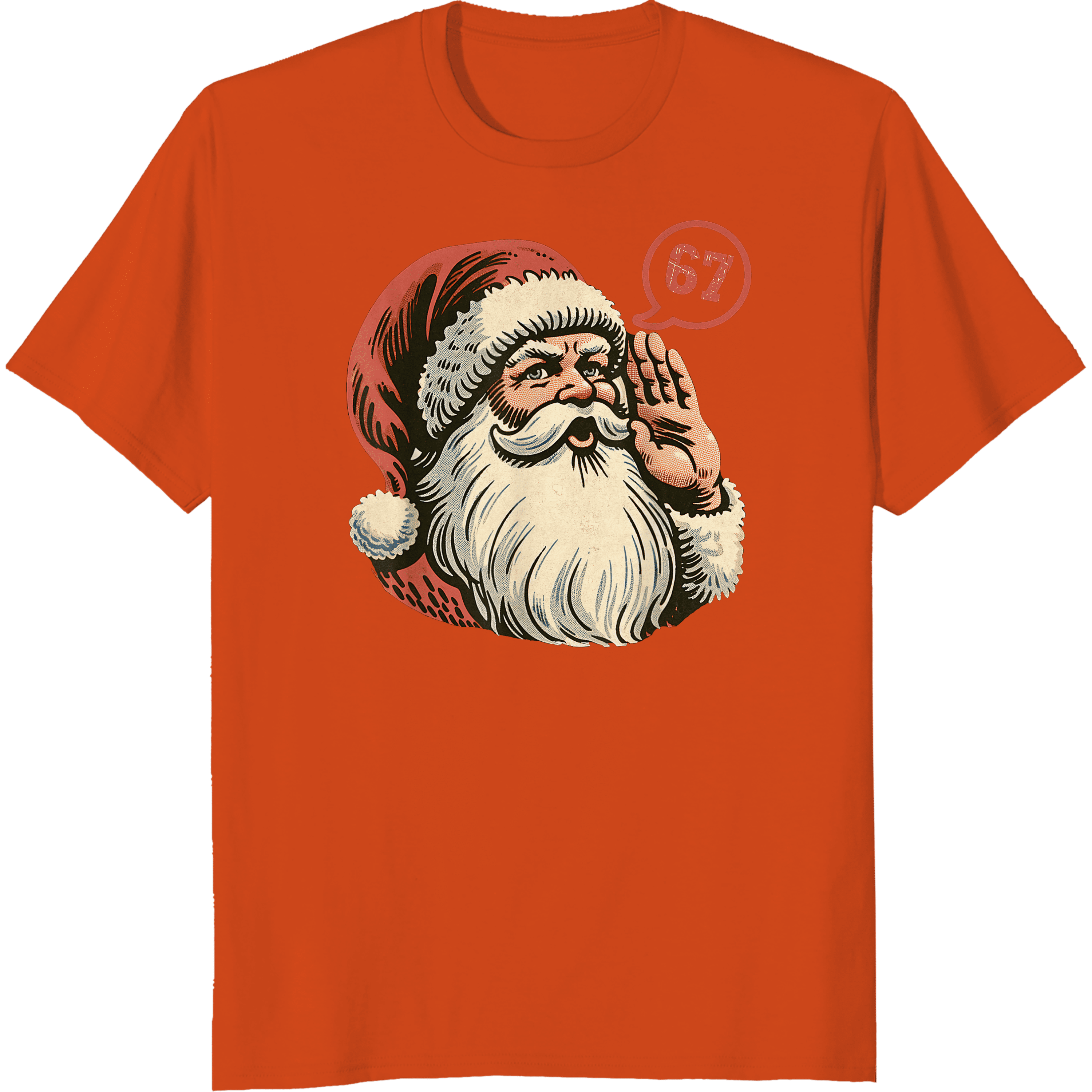 67 Christmas Funny Six Seven Meme Brainrot Santa Claus Boys T-Shirt ...