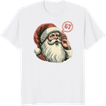 67 Christmas Funny Six Seven Meme Brainrot Santa Claus Boys T-Shirt ...