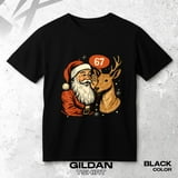 67 Christmas Funny Six Seven Meme Reindeer The Christmas Father Claus ...