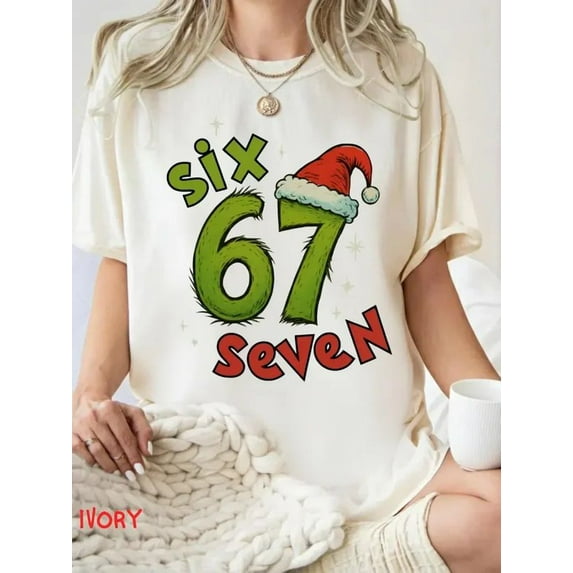 67 Christmas Meme Shirt, Funny Holiday T-Shirt, Sizes S-5XL, GrolyTee ...