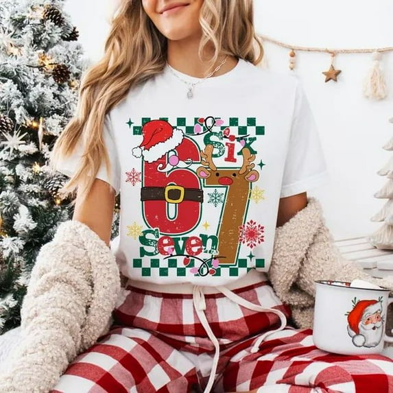67 Christmas Meme Shirt, Funny Holiday T-Shirt, Sizes S-5XL, GrolyTee ...