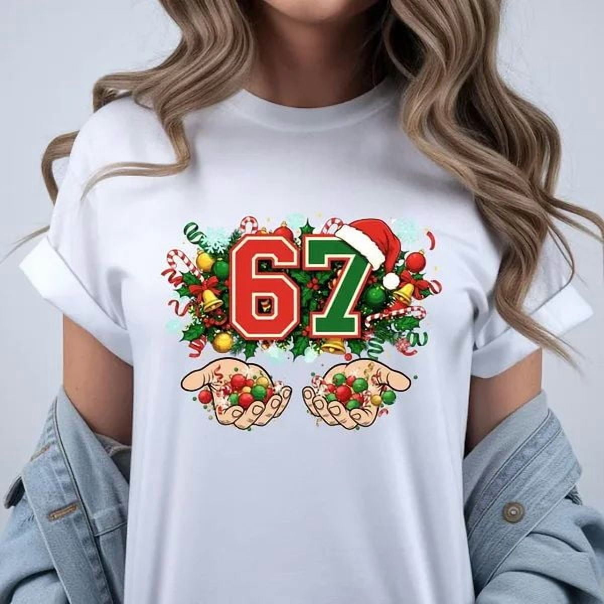 67 Christmas Meme Shirt, Funny Holiday T-Shirt, Sizes S-5XL, GrolyTee ...