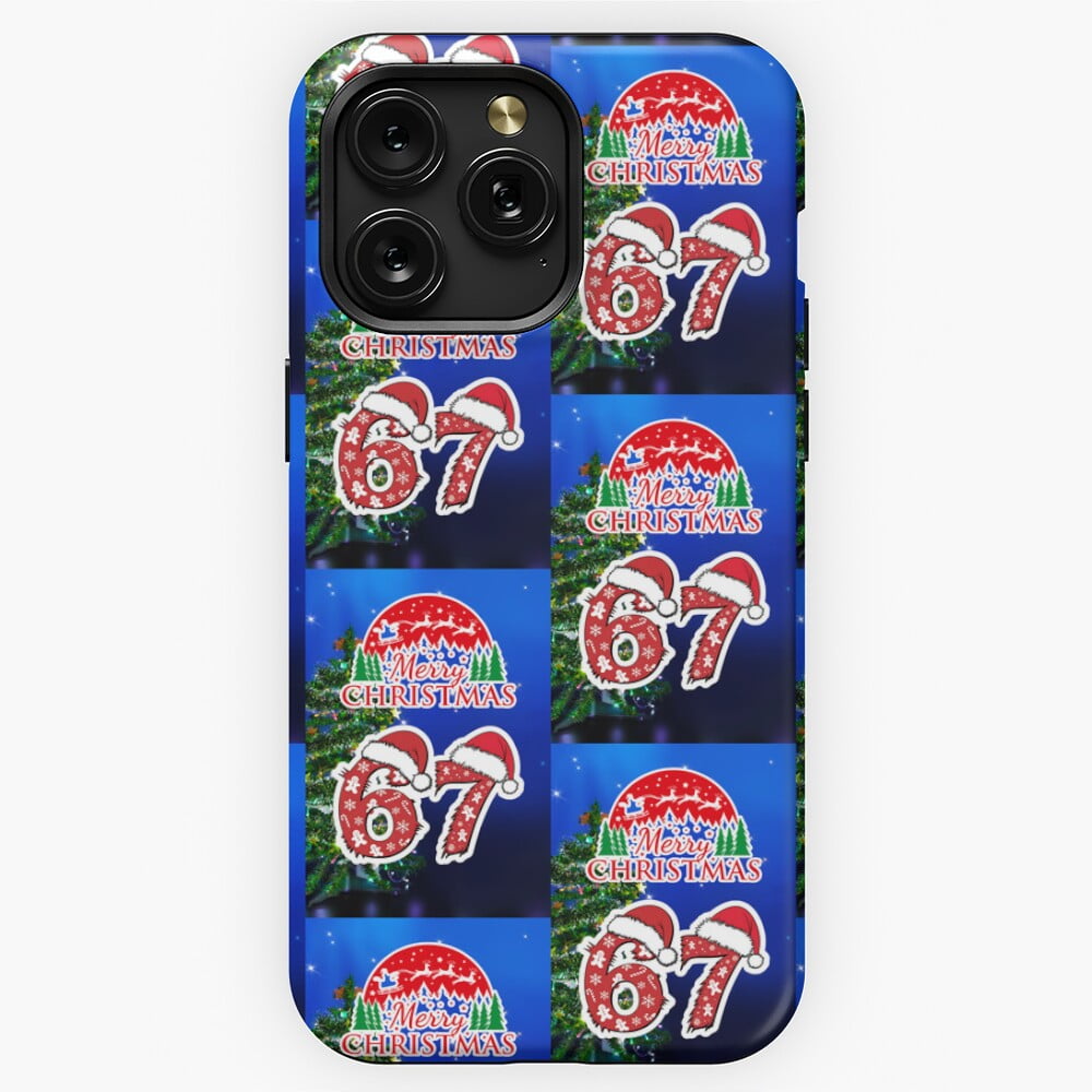67 Christmas Number Meme Gen Alpha Slang iPhone Case 17 11 12 13 14 15 ...