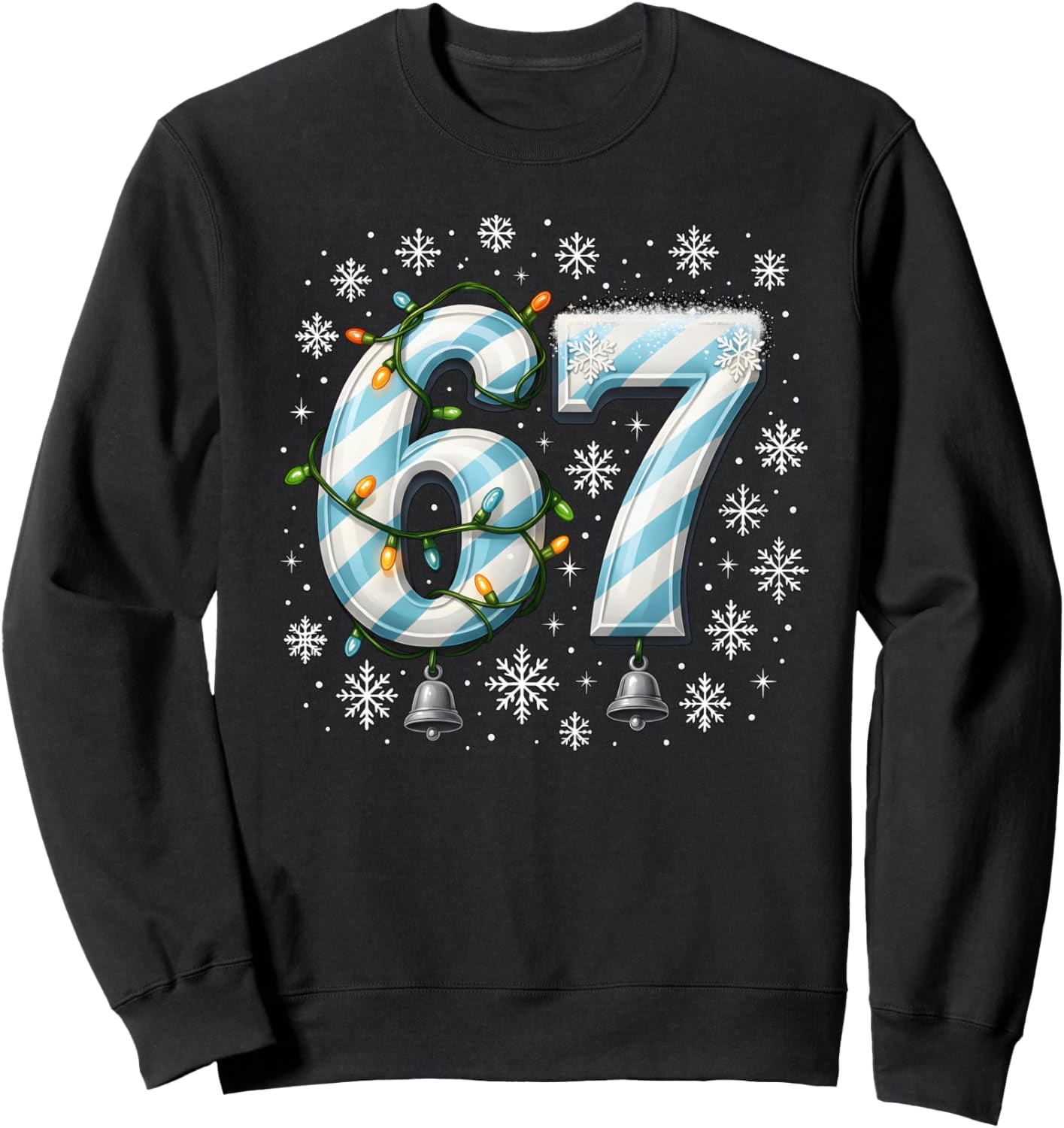 67 Christmas Ornament Meme Ice Drip Holiday Pajama 6 7 Sweatshirt ...