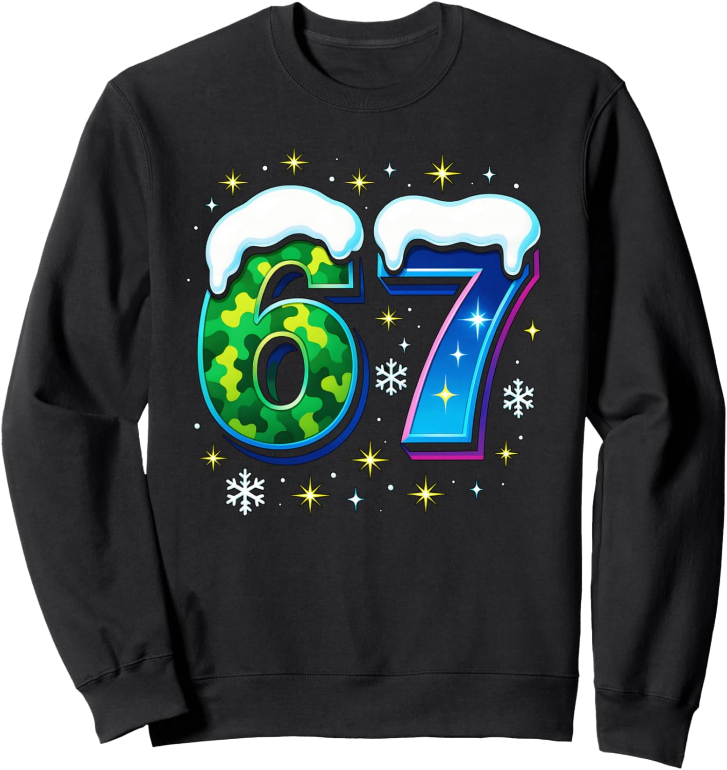 67 Christmas Ornament Meme Ice Drip Holiday Pajama 6 7 Sweatshirt ...
