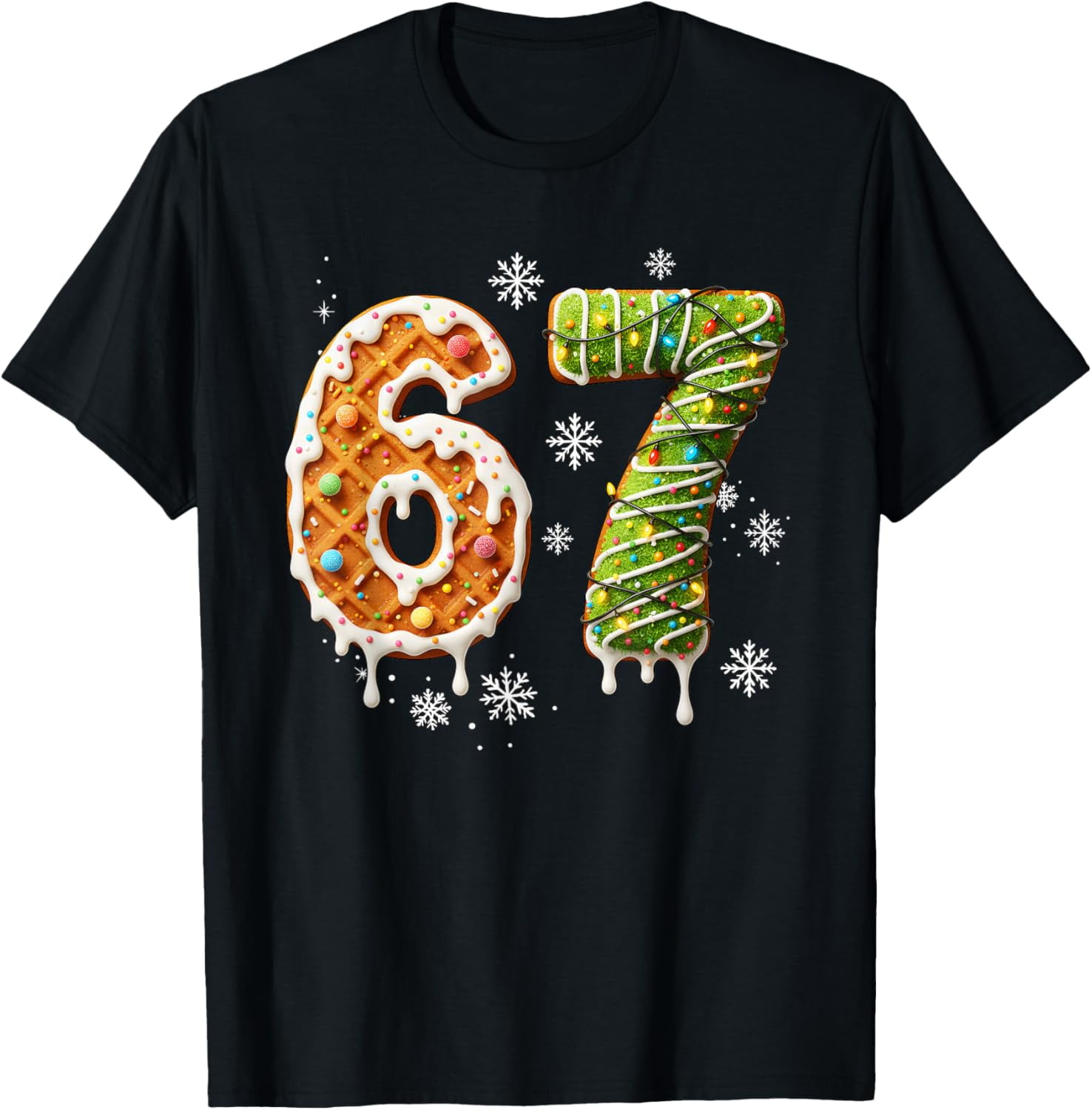 67 Christmas Ornament Meme Ice Drip Holiday Pajama 6 7 T-Shirt ...