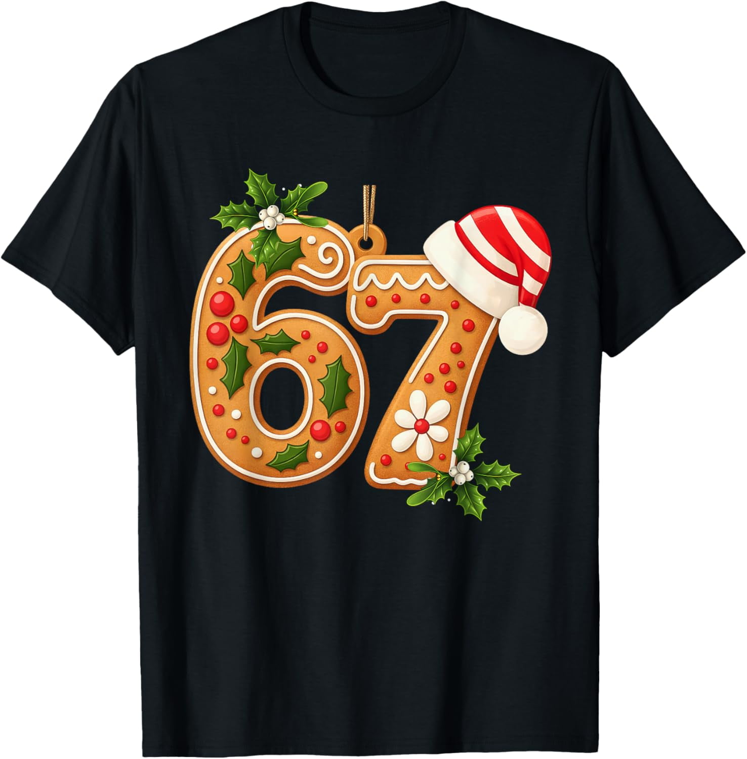 67 Christmas Ornament Meme Ice Drip Holiday Pajama 6 7 T-Shirt ...