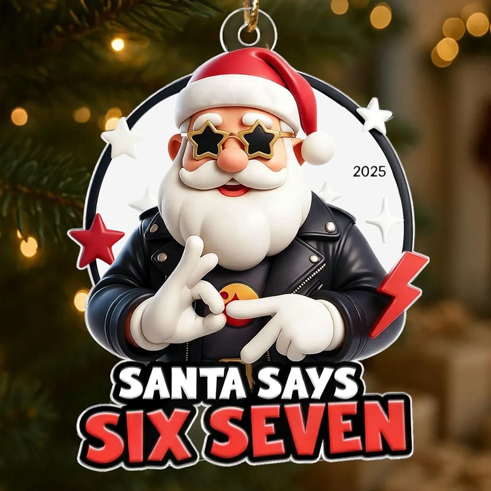 67 Christmas Ornament,Six Seven Ornament,Funny Teenager Ornament for ...