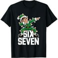 67 Christmas Six Seven 6 7 Meme Funny Dabbing Elf Dab T-Shirt - Walmart.com