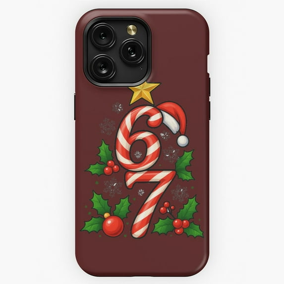 67 Christmas Tree Candy Cane Math Lover Design iPhone Case 17 through ...