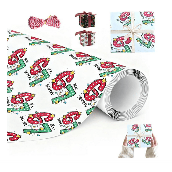 67 Christmas Wrapping Paper, 6 7 Meme Wrapping Paper, 67 Meme Funny ...