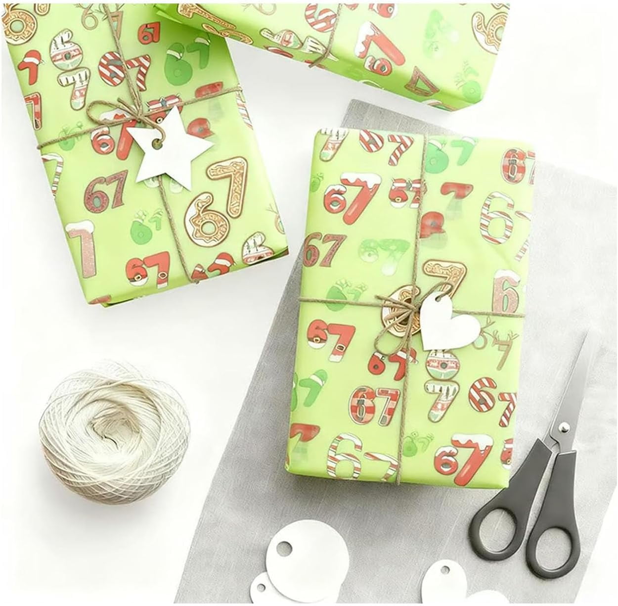 67 Christmas Wrapping Paper, 67 Meme Wrapping Paper, Christmas Wrapping ...
