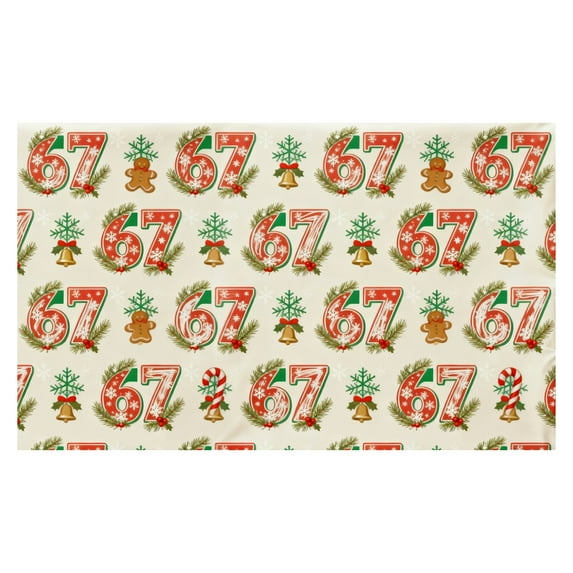 67 Christmas Wrapping Paper, 67 Meme Wrapping Paper,Six Seven Wrapping ...