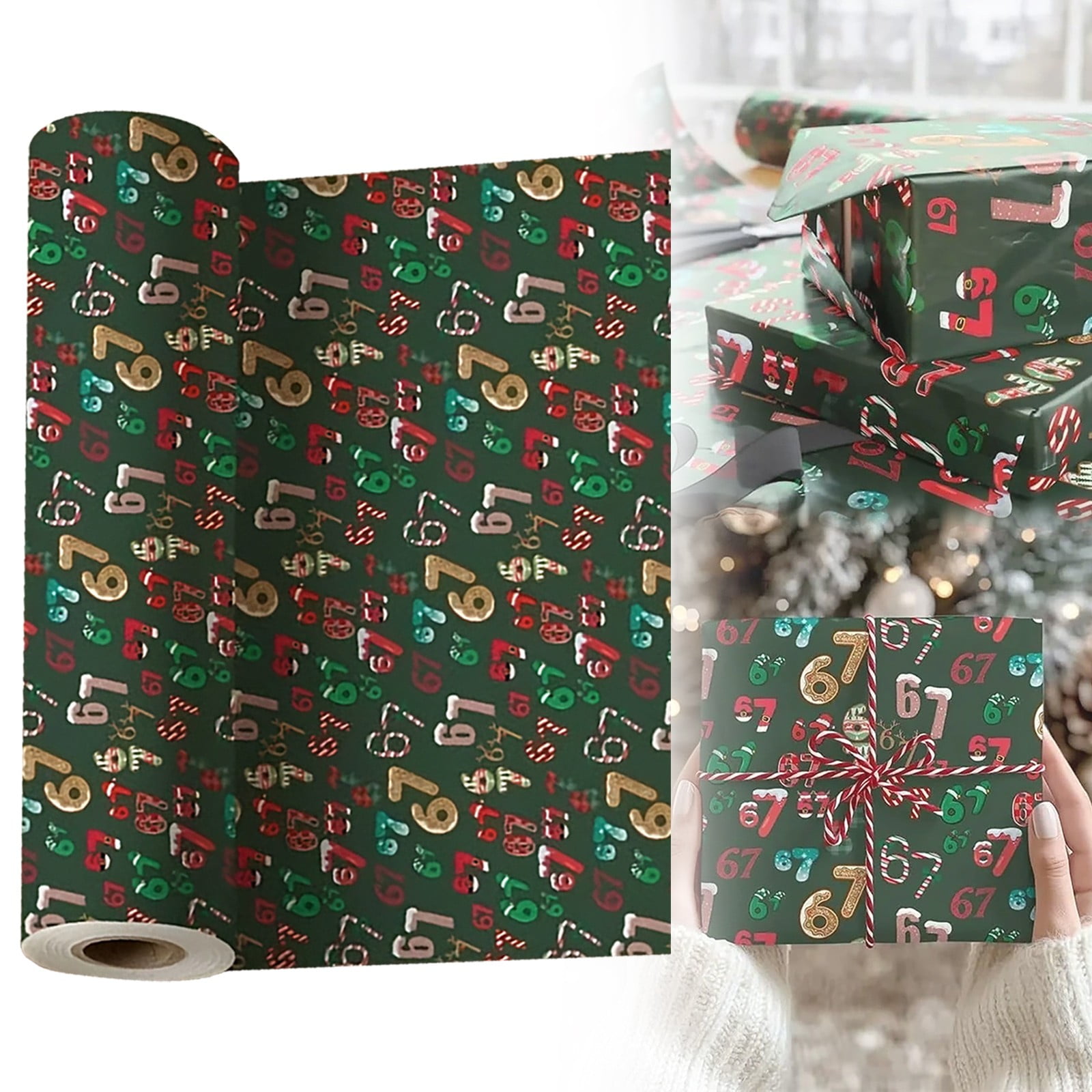 67 Christmas Wrapping Paper, 67 meme Wrapping Paper, 67 Meme Funny Teen ...