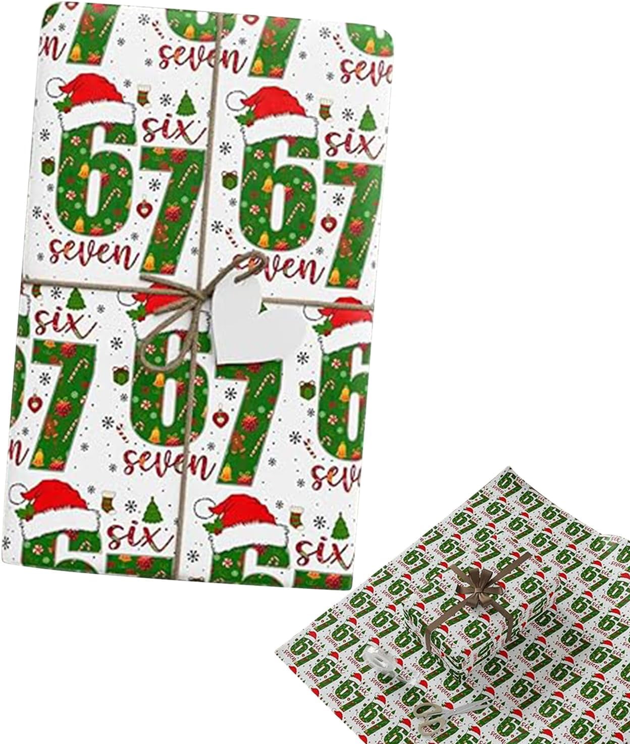 67 Christmas Wrapping Paper - Meme Gift Wrap Paper Roll for Xmas ...