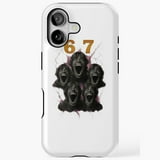 67 Classic Meme Funny Number Humor Gen Alpha iPhone Case 17 to 11 Pro ...