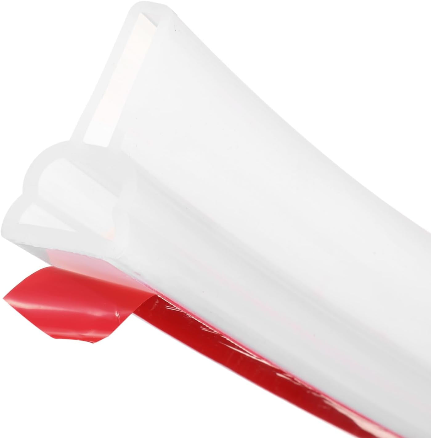 67" Collapsible Shower Barrier Stopper 2.4" High Self-Adhesive Shower ...